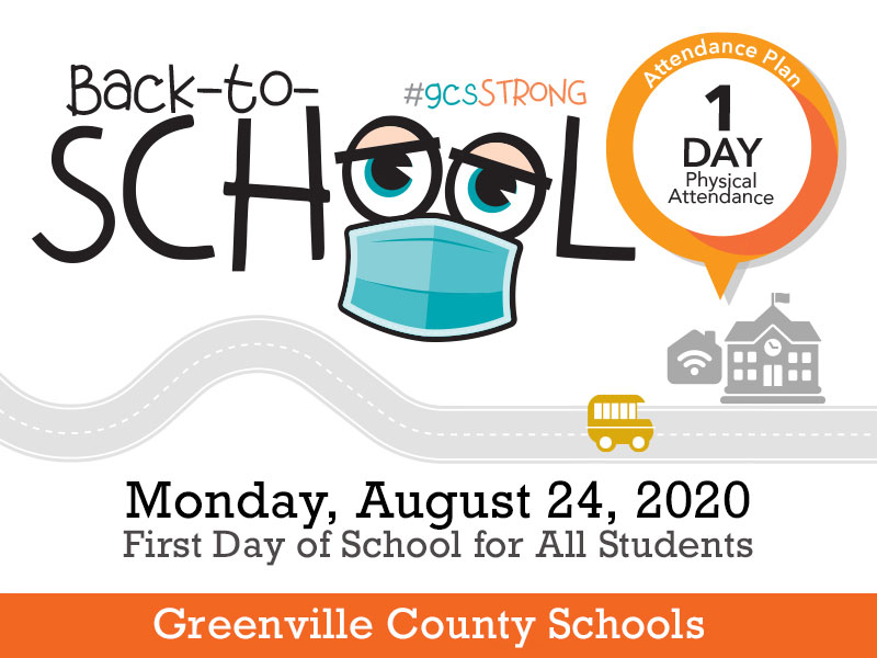 GCS In-Person School Starts on Attendance Plan 1