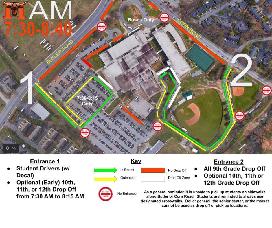 Student Drop Off/Pick Up Instructions