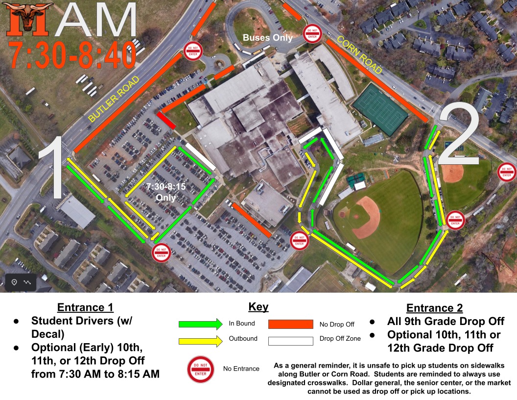 Student Drop Off/Pick Up Instructions