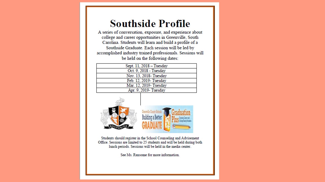 Welcome to Southside High School!