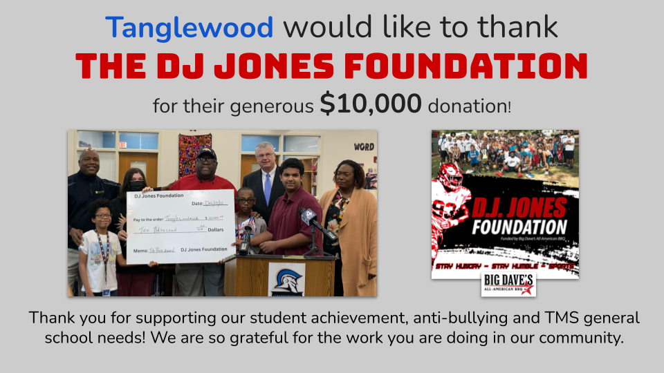 Welcome to Tanglewood Middle School!